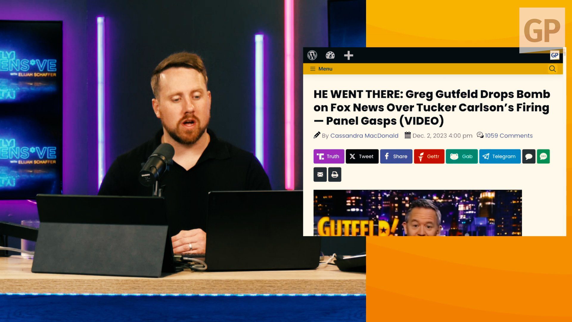 WOW: Greg Gutfeld EXPOSES Why Tucker Carlson’s Was FIRED From Fox News | Elijah Schaffer’s Top 5 ...